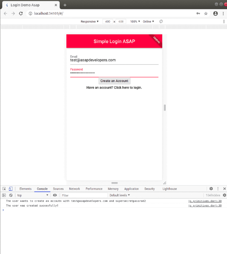 Flutter Login App With Python Backend Asap Developers